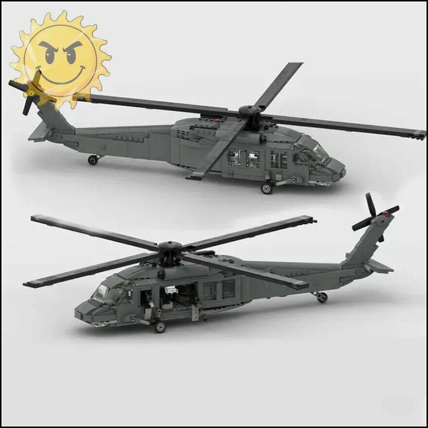 Конструктор вертолета Black Hawk с детализацией
