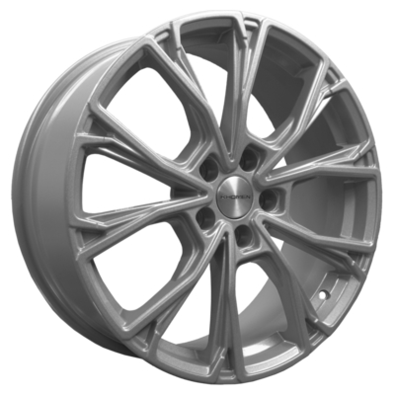 Диск колесный Khomen Wheels KHW1907 (Geely Monjaro|Tugella) 7,5x19 5x108 Dia63.4 ET46 цвет F-Silver