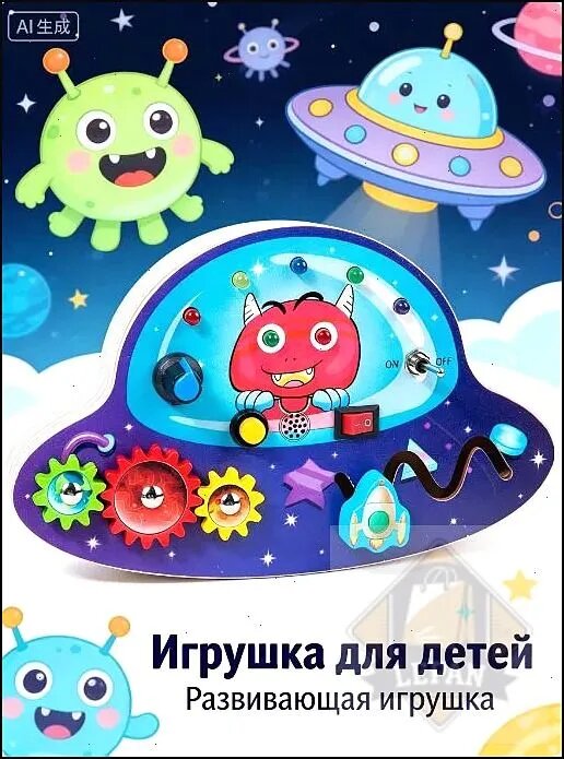 Деревянная доска Сенсорная доска Монтессори 18,2 см x 2,7 см x 11,3 см