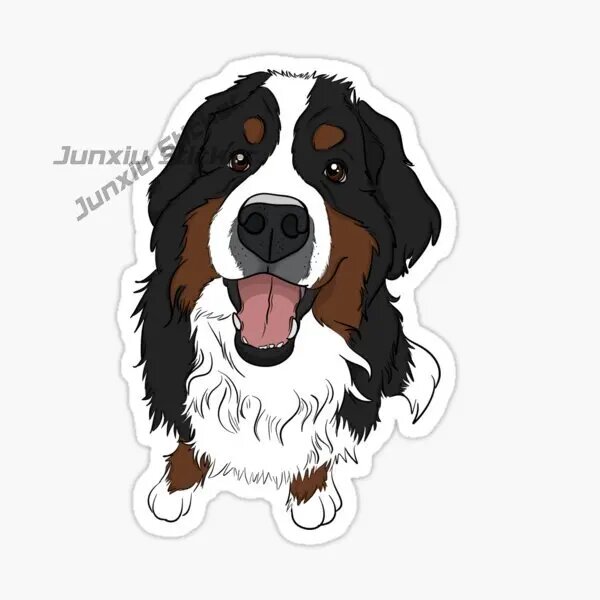 Наклейка Bernese Mountain Dog на автомобиль