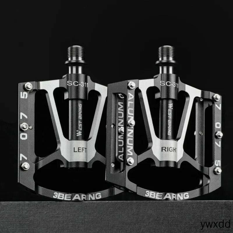 Педали для велосипеда алюминиевые 3 пром подшипника WEST BIKING SC311