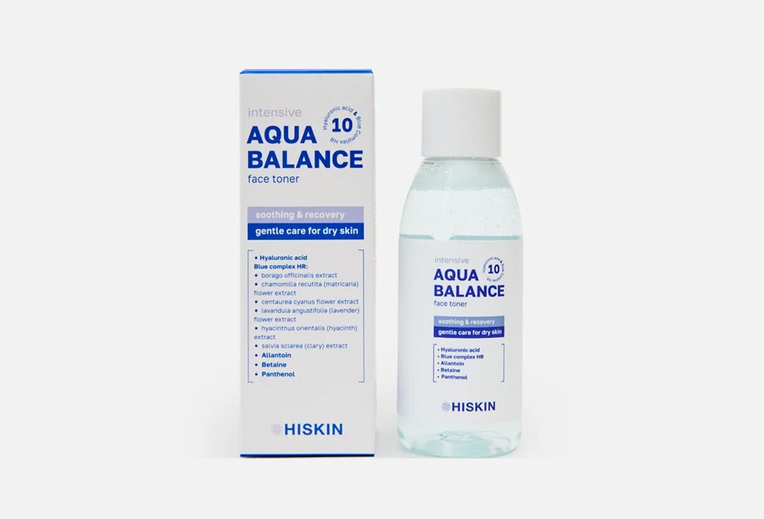 HISKIN AQUA BALANCE Soothing Facial Toner Тонер для лица 150мл