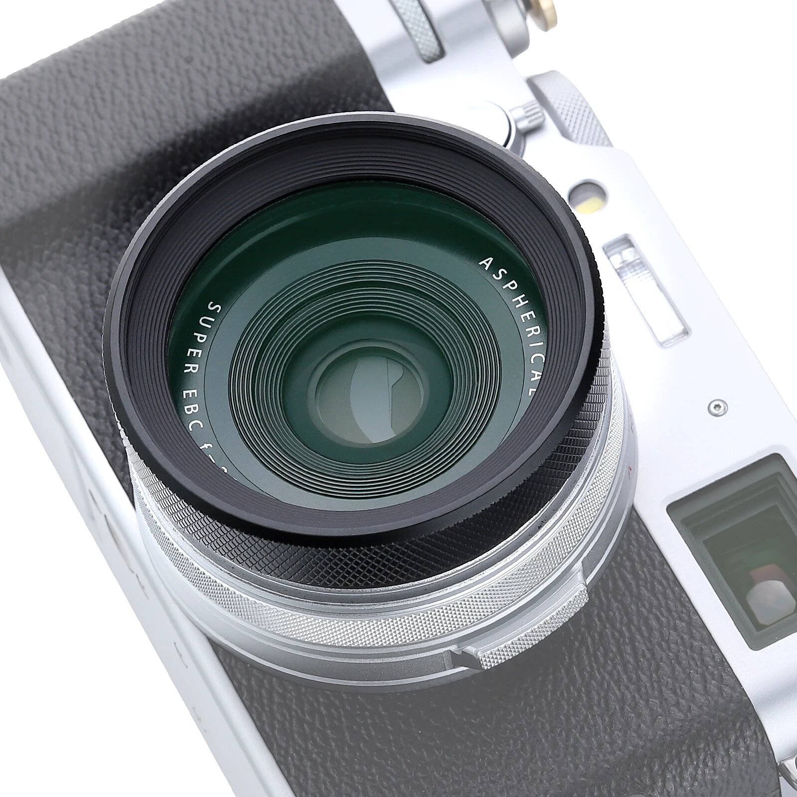 Haoge бленда объектива с УФ-фильтром для Fujifilm X100VI X100V черная