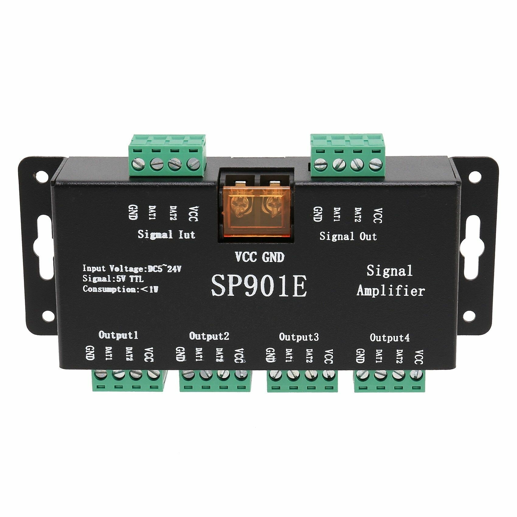 SP901E LED Pixel WS2812B WS2811 SPI усилитель сигнала повторитель для WS2813 SK6812 WS2815 WS2801 SK9822 и т. д. Все RGB