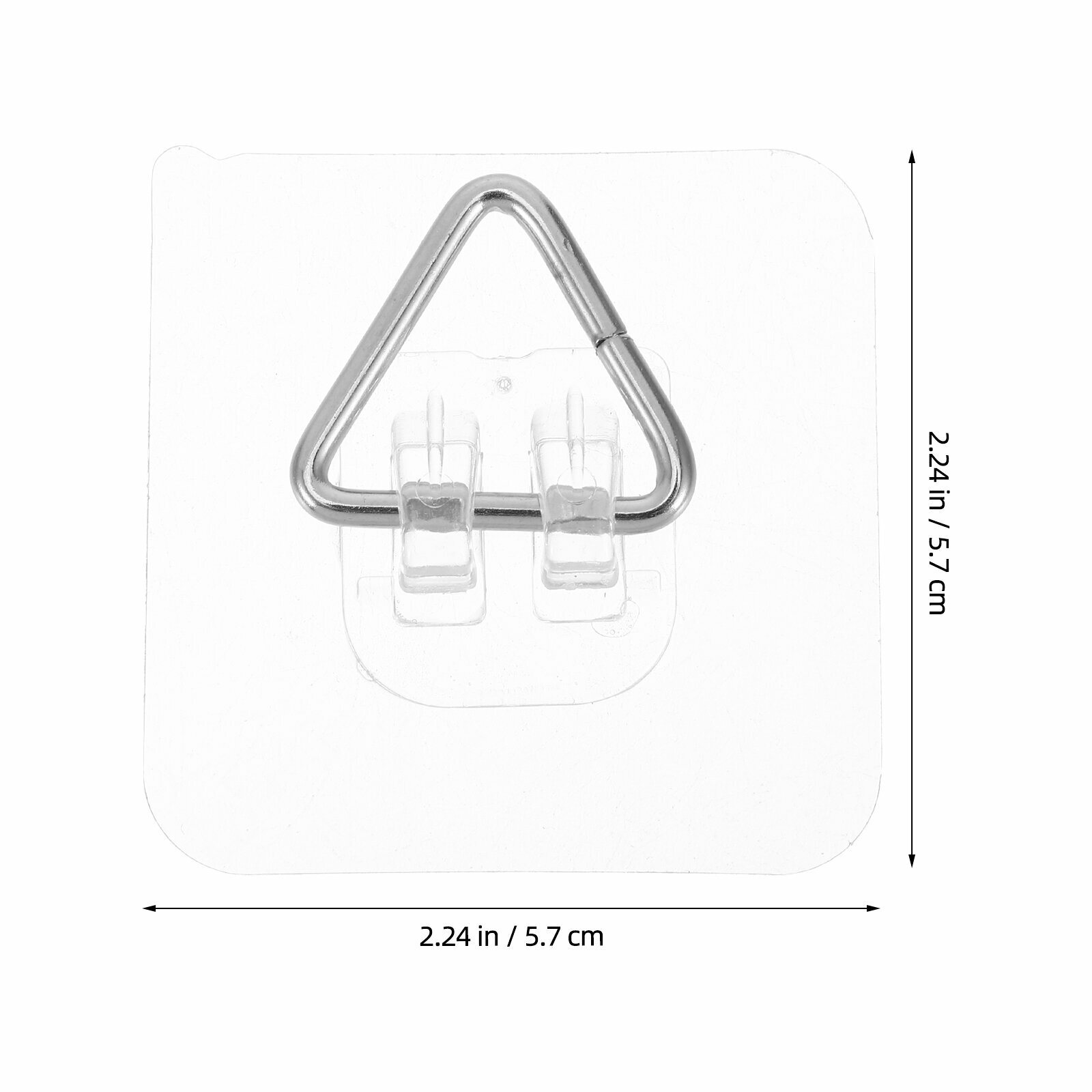 Набор из 30 прозрачных пластиковых клеящихся крючков для подвешивания тарелок