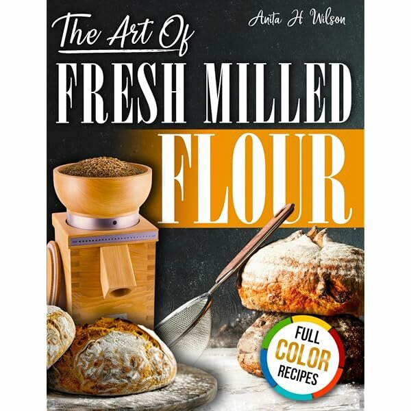 The Art of Fresh Milled Flour: From Hard Red to Einkorn – A Complete Guide to Milling Your Own Flour & Baking Flavorful, Aromatic Recipes，Reprinted paperback book