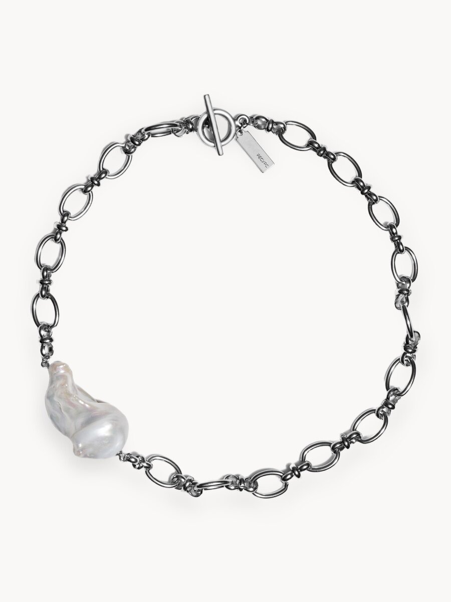 Чокер, жемчуг барочный