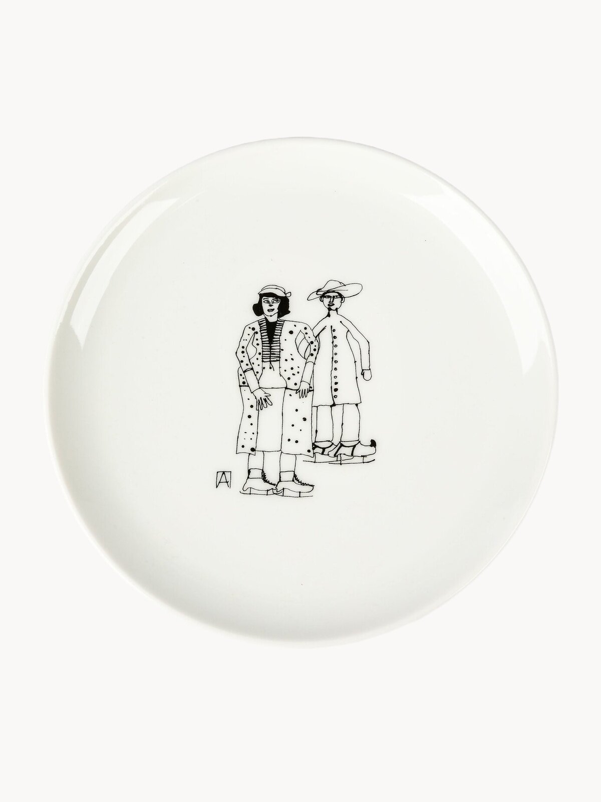 Тарелка Жизненный путь Пара на коньках