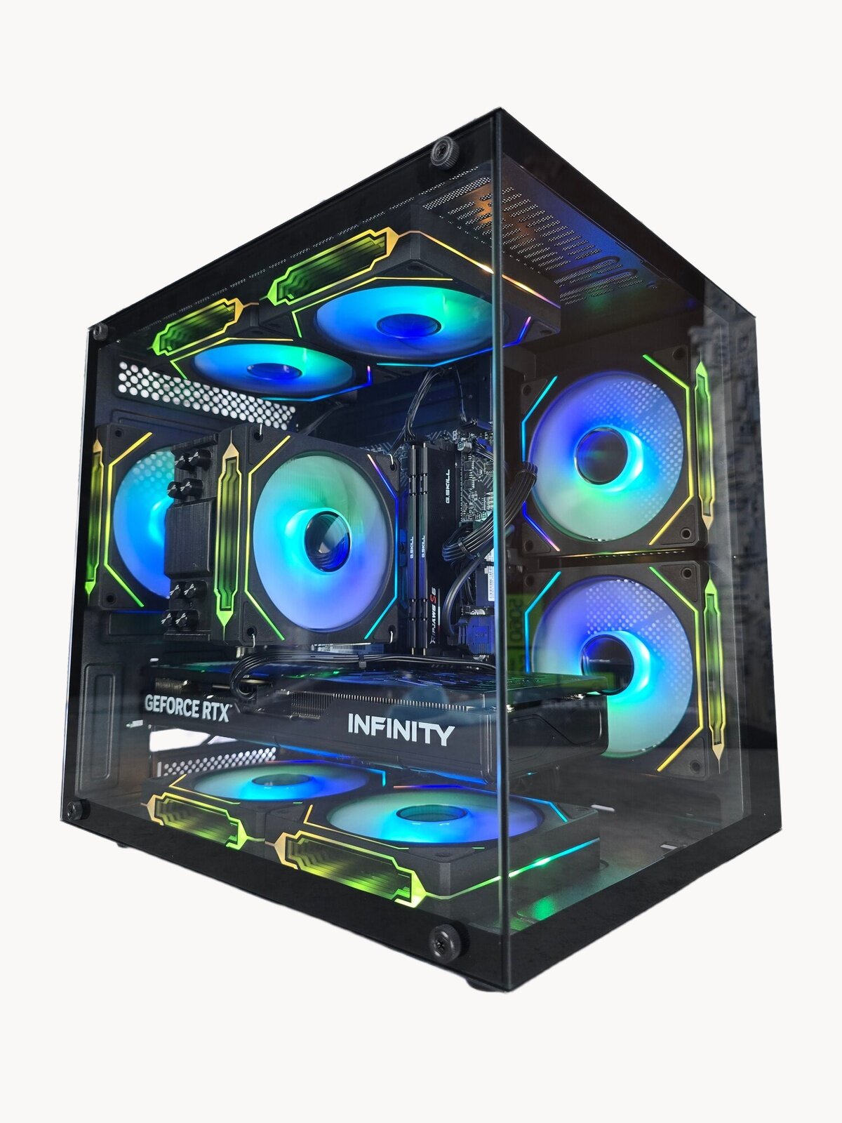 Мощный игровой ПК Ryzen 5 7500F RTX 5070 (12gb) ddr5 32gb 1tb ssd m2 Bunker