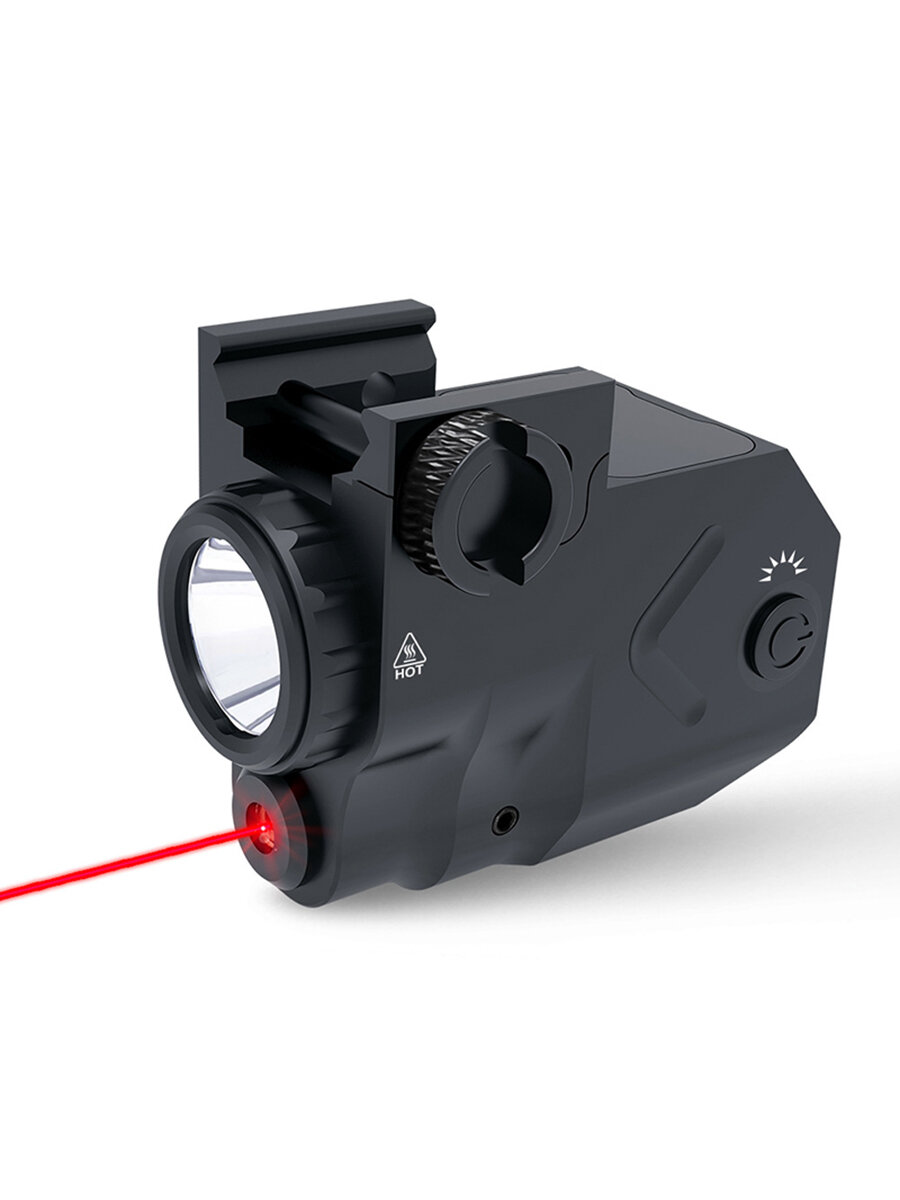 MDGRWY 600 люмен красный лазер и светодиодный комбинированный тактический фонарь с функцией стробоскопа для 20 мм рейки