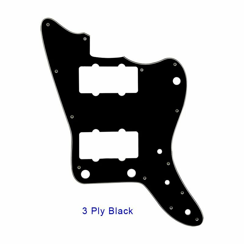 Накладка для гитары Jazzmaster, 3Ply Black, черная