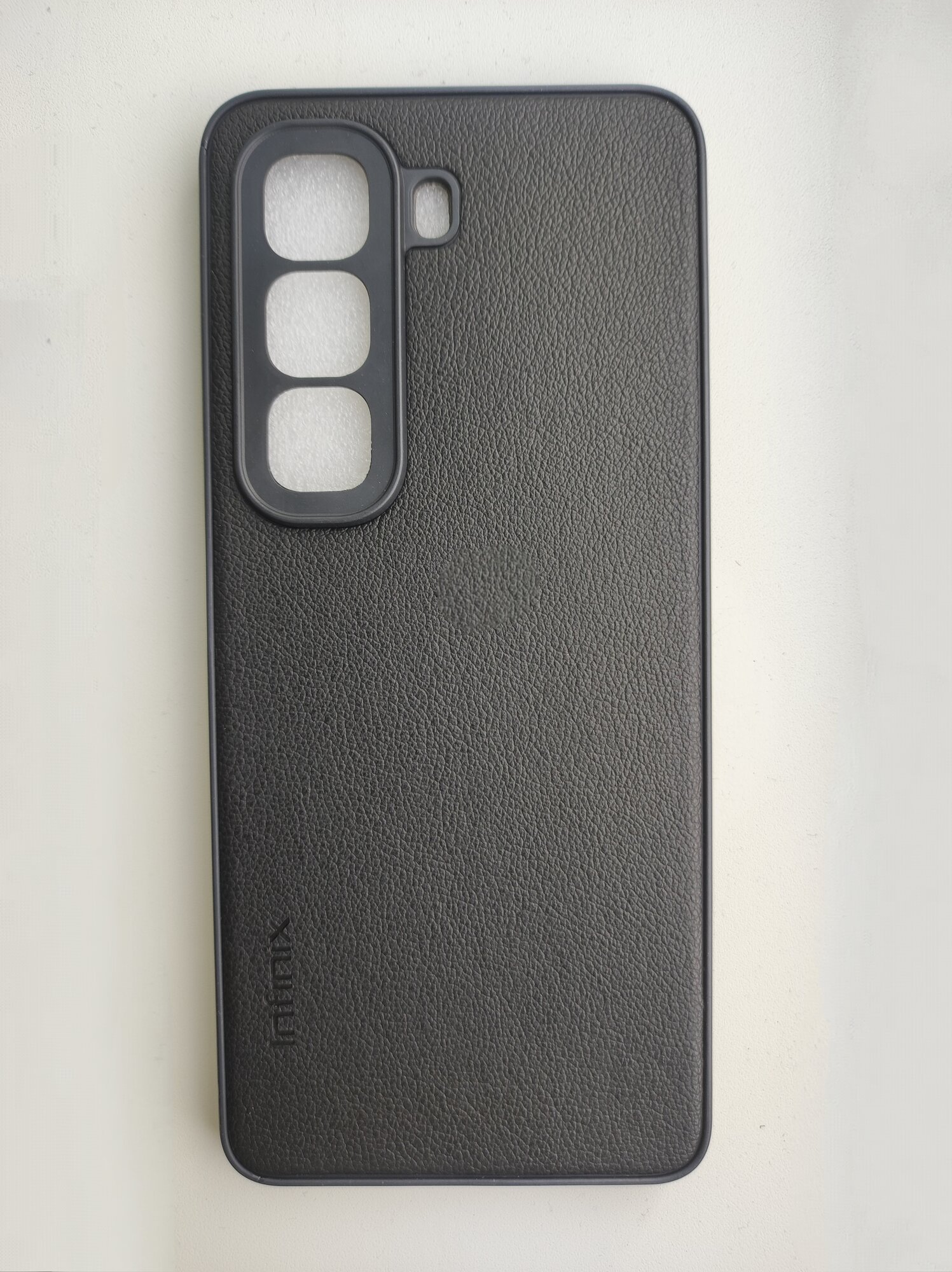 Infinix Hot 50 Силиконовый чехол из эко-кожи для Инфиникс нот 50 бампер, накладка с защитой камеры