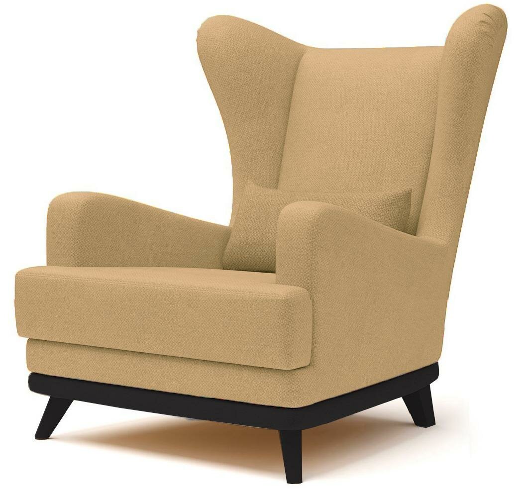 Кресло SAV бежево-коричневый велюр Fox