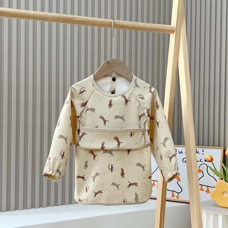 Детские нагрудники Baberos Bavoir с героями мультфильмов Бежевый, S(6-12 months), 24