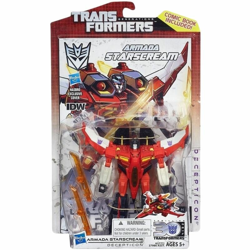 Трансформеры игрушки Hasbro 2014 Transformers Thrilling 30 Deluxe Class Decepticon Armada Starscream