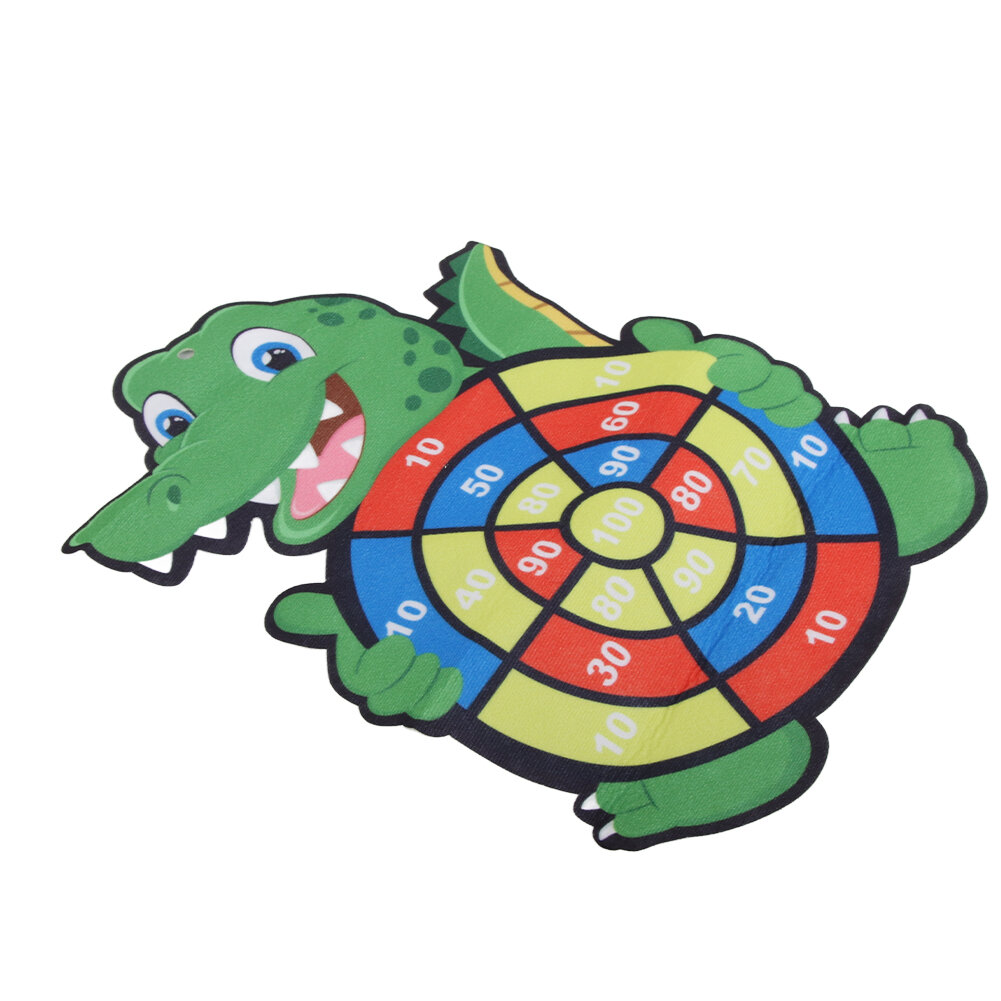 Мишень для дартса в виде животных с бесплатными липкими крючками для детей, для игры на открытом воздухе.