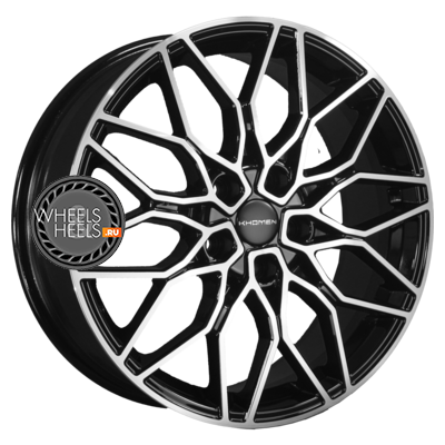 Khomen Wheels KHW1813 (Jetour X70/X90 Plus) 18x7 5x108 et38 dia60.1 Black-FP