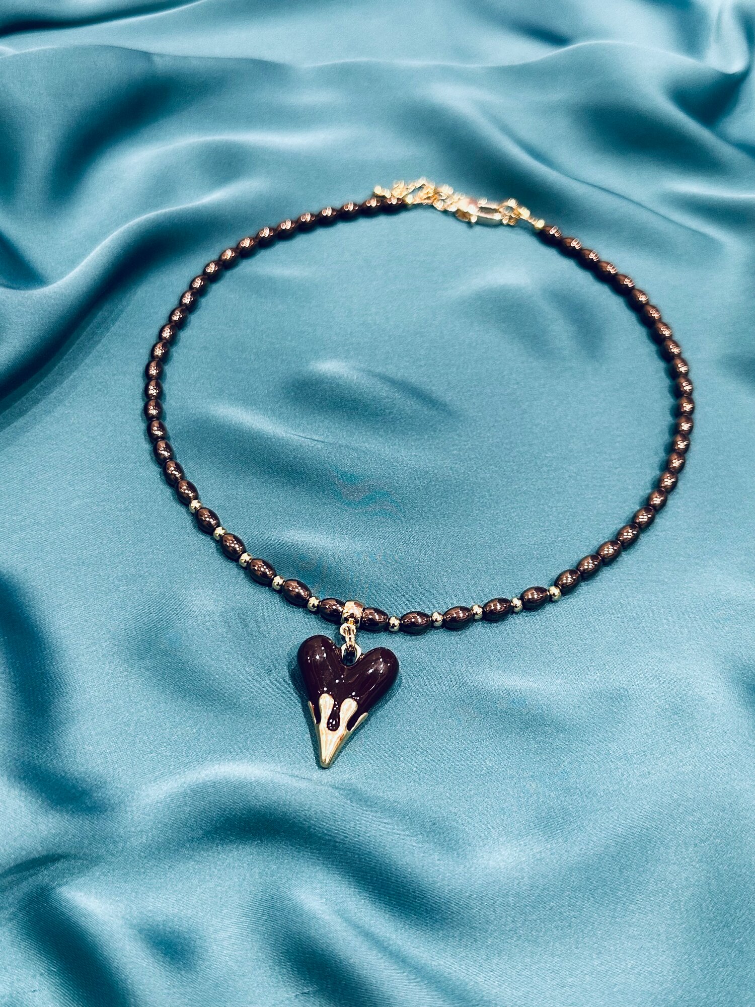 Колье, гематит