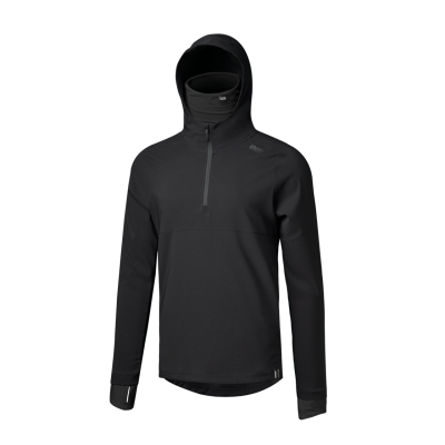 Велотолстовка IXS Carve 1.0 Hooded (Black, L, 2025 (473-510-5471-003-L))