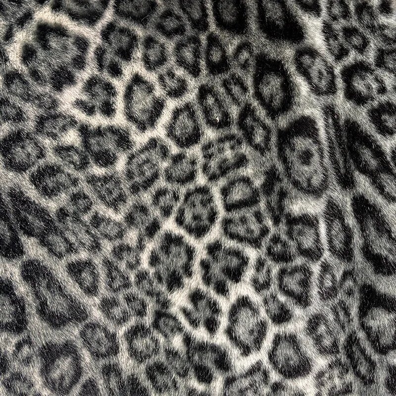 Леопардовая искусственная меховая ткань 1,6 м 9