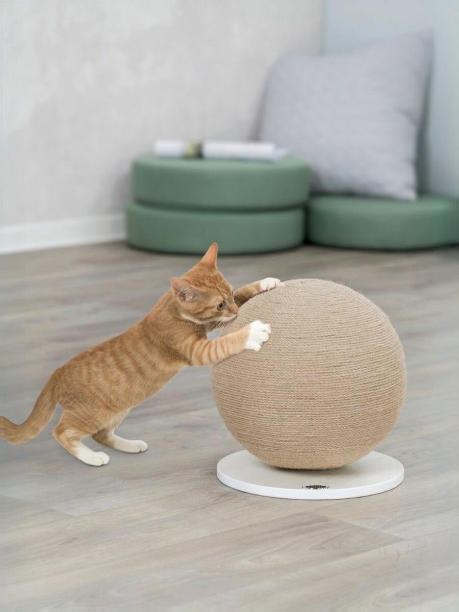 Trixie Когтеточка шарик на подставке ф 29 х 31 см