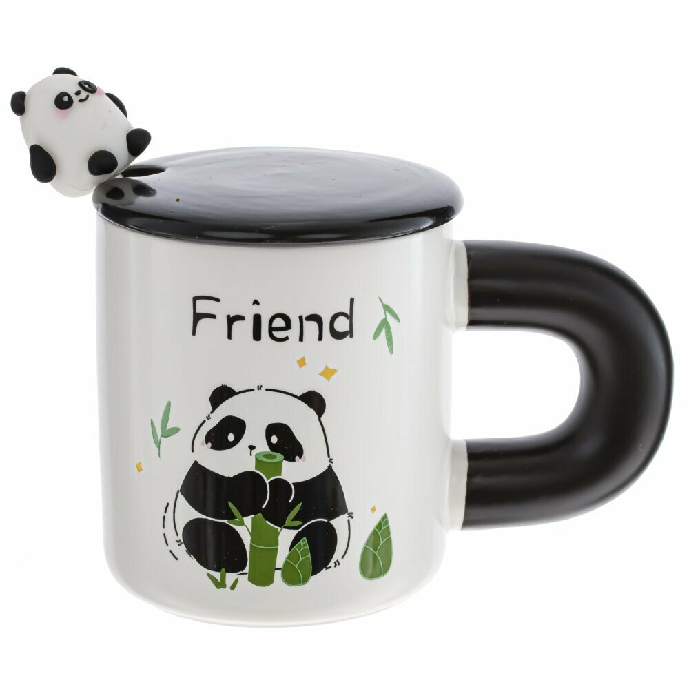 Кружка с крышкой и ложкой, 430 мл, 8,5х8,5х9,8 см KSM-814490_3