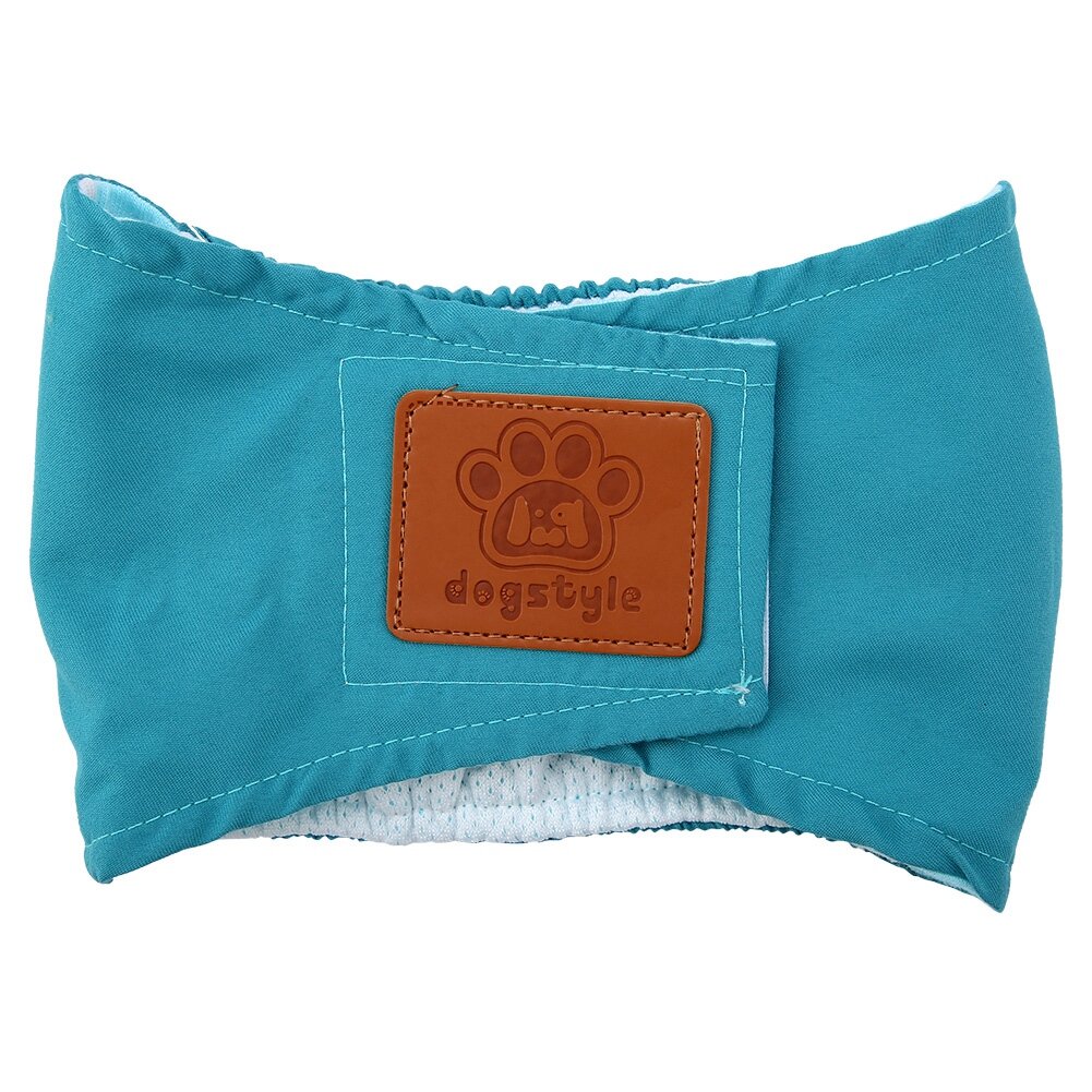 Защитные штаны для собак (от домогательств), одежда для щенков, домашних животных. Цвет: зеленый, размер L.