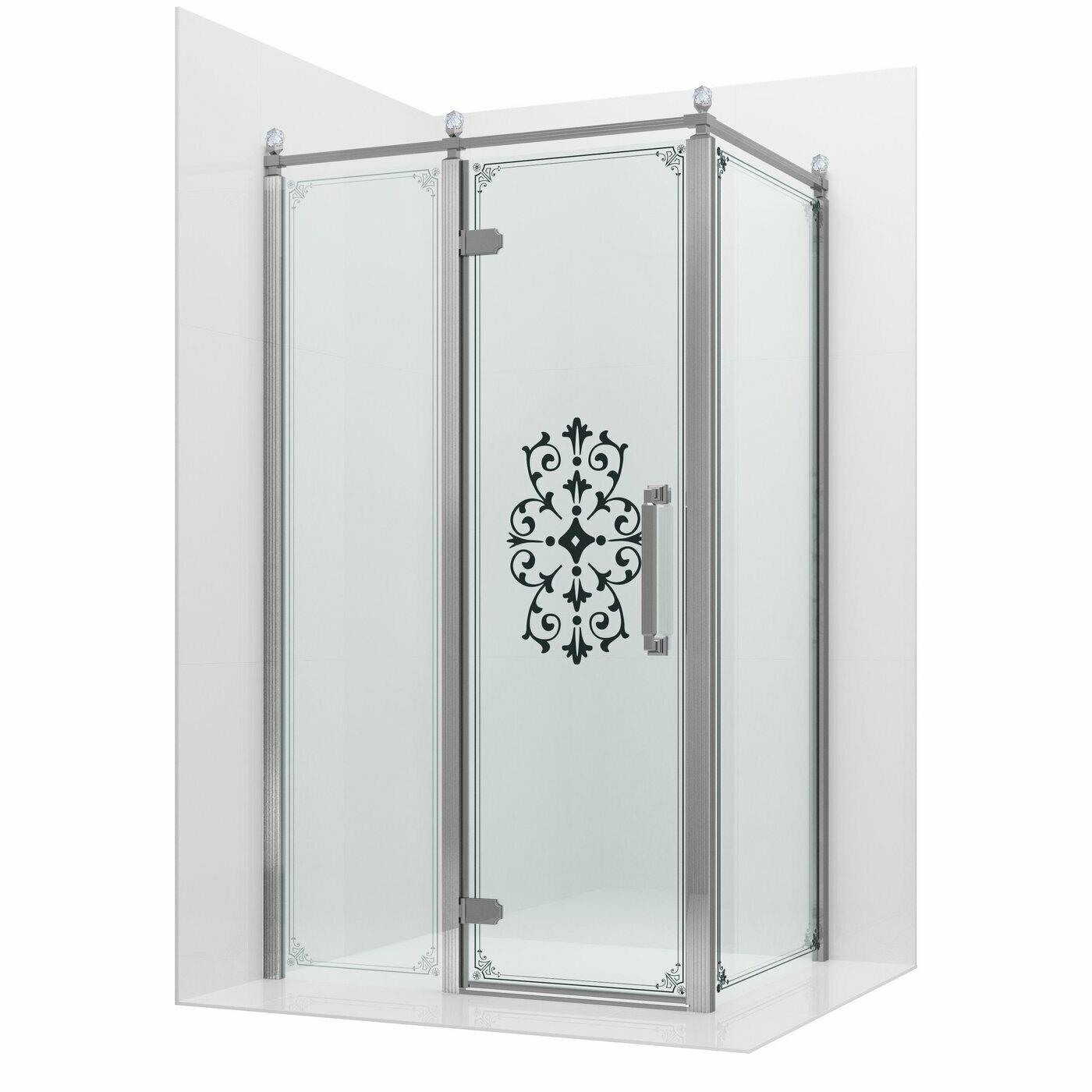 Душевой уголок Ambassador Royal 80х120 18015110-L