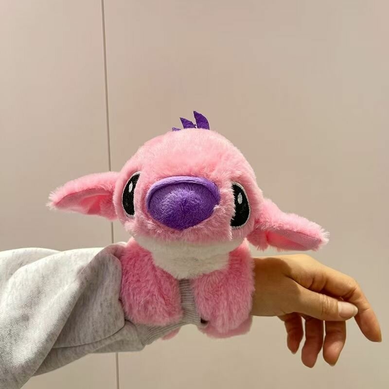 Погладьте браслет-кольцо, плюшевую игрушечную куклу, модель Stitch pink