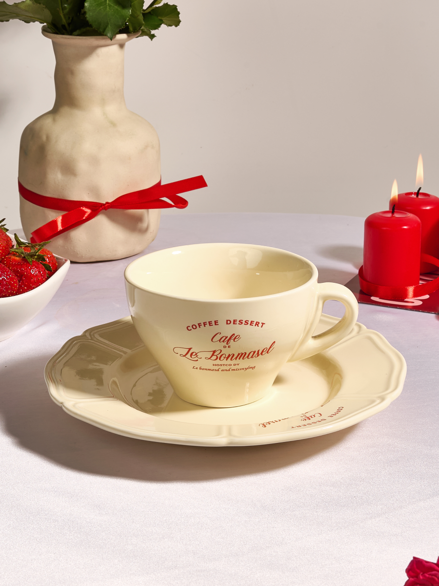 Чайная пара набор кружка и блюдце Pinterest