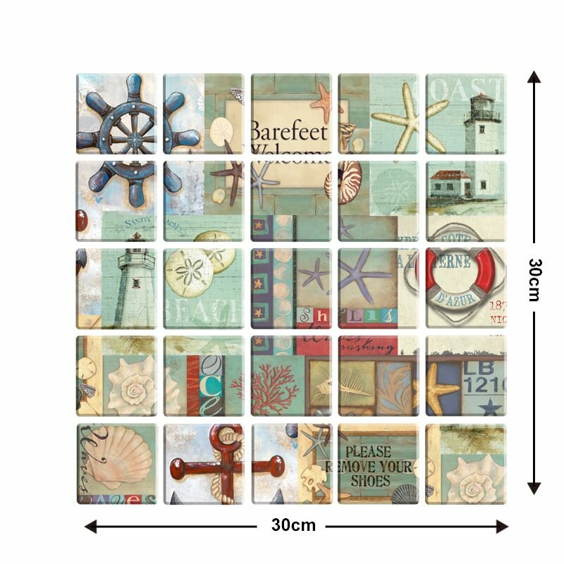 Панели самоклеющиеся для стен 10 шт/ для внутренней отделки стеновых панелей 3D, 30*30 см -LJ