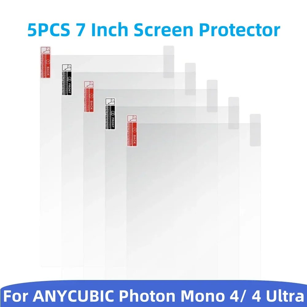 5шт Защитная пленка для ANYCUBIC Photon Mono 4/4 Ultra, 7 дюймов