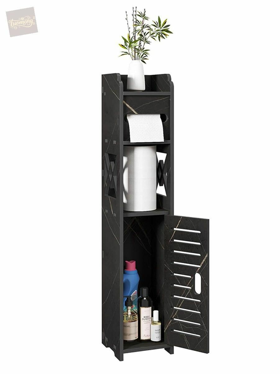 Стеллаж для хранения в ванной, Напольный шкафчик рядом с туалетом, Шкаф для хранения