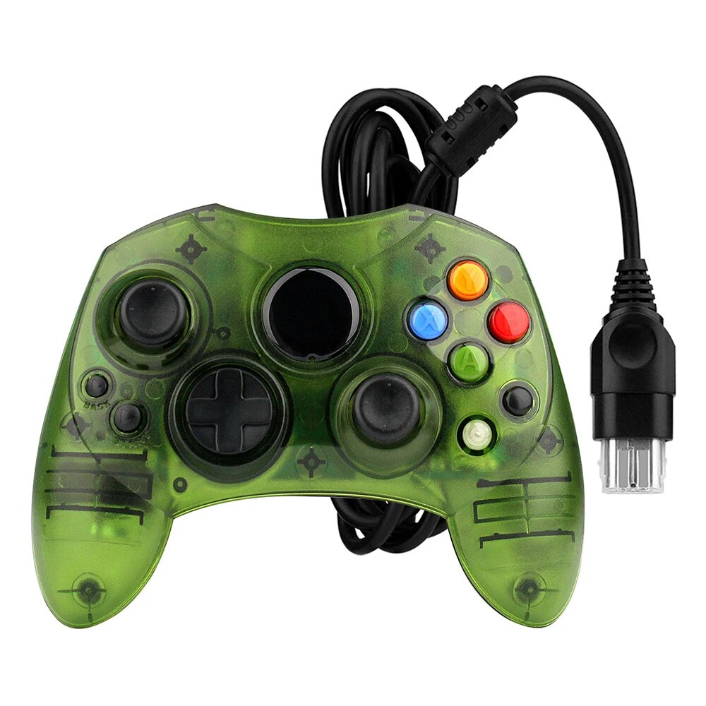 Проводной геймпад OSTENT для Xbox, зеленый
