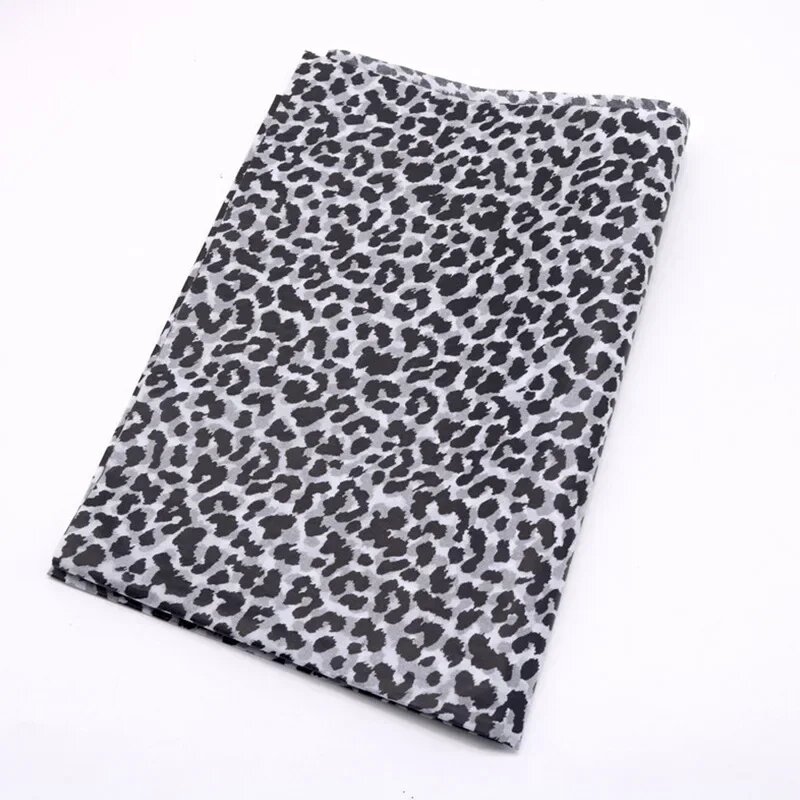 Подарочная упаковочная бумага Dot001 Черный, Leopard-Black