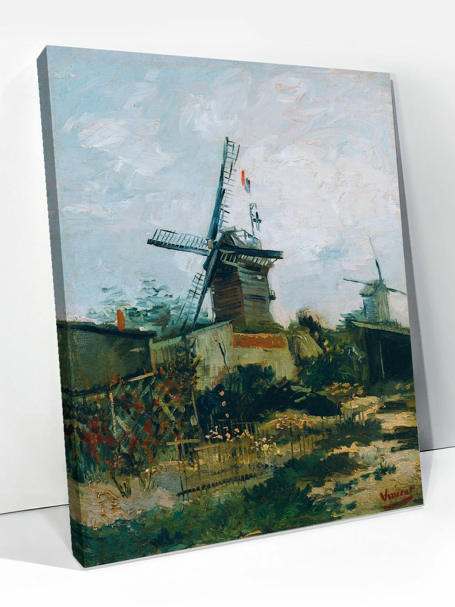 Картина Ван Гог Мельница на холсте 30х40см