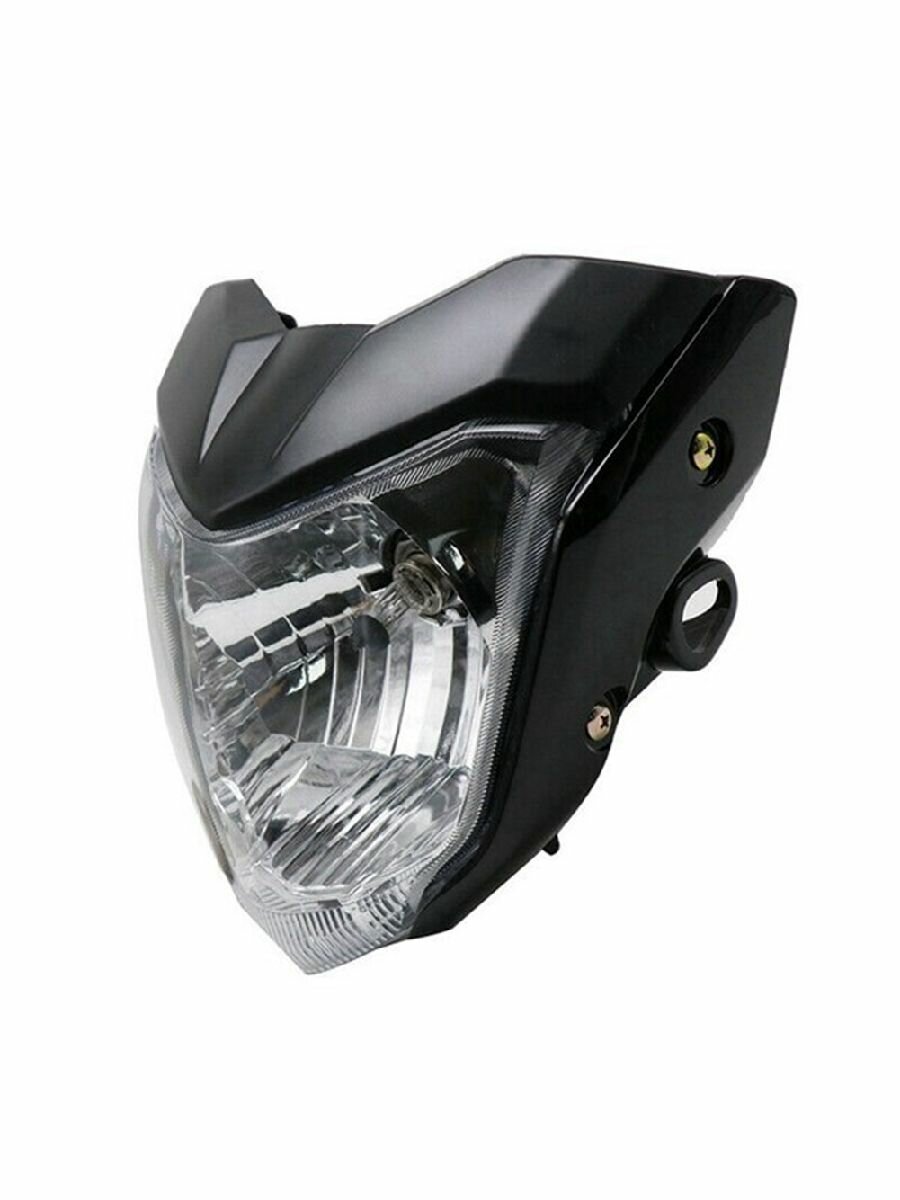 Фара головного света мотоцикла с кронштейном лампы в сборе для Yamaha FZ16 YS150 FZER150 FZER 150 FZ 16 Янтарный, черный