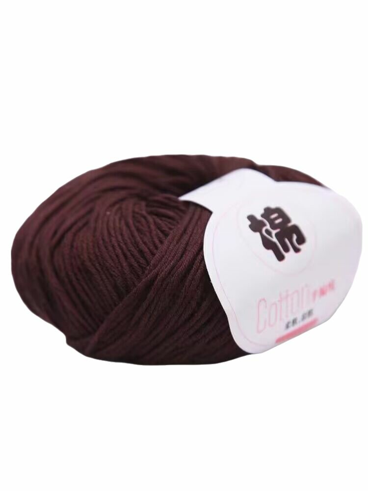 Вязальная нить из чистого хлопка длиной 50 грамм и 100 метров, материалы для вязания ручной работы, из которых можно изготовить шляпы, свитера, перчатки, куклы, шали, юбки