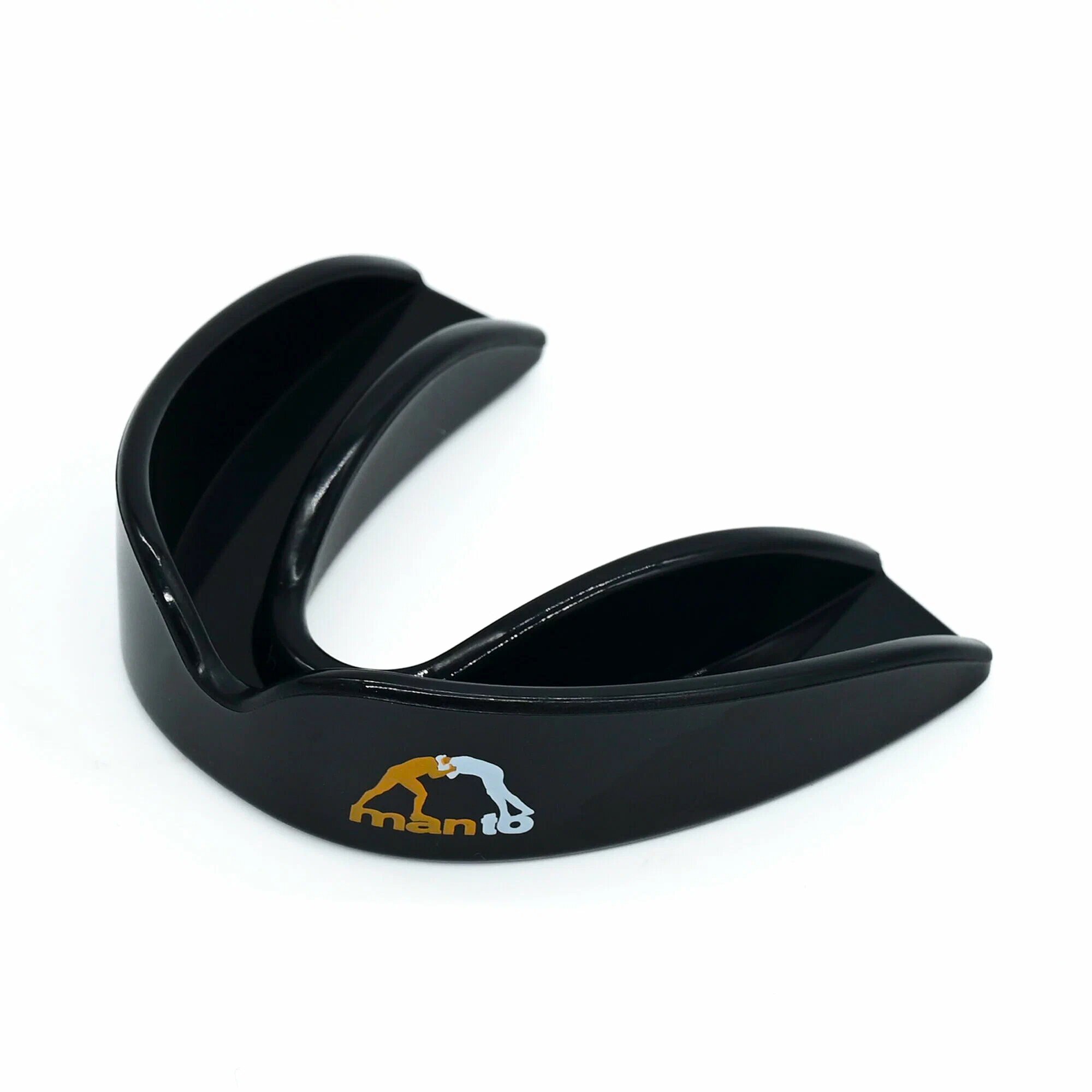 Капа боксерская Manto Basic, для взрослых, гигиенический бокс, черная