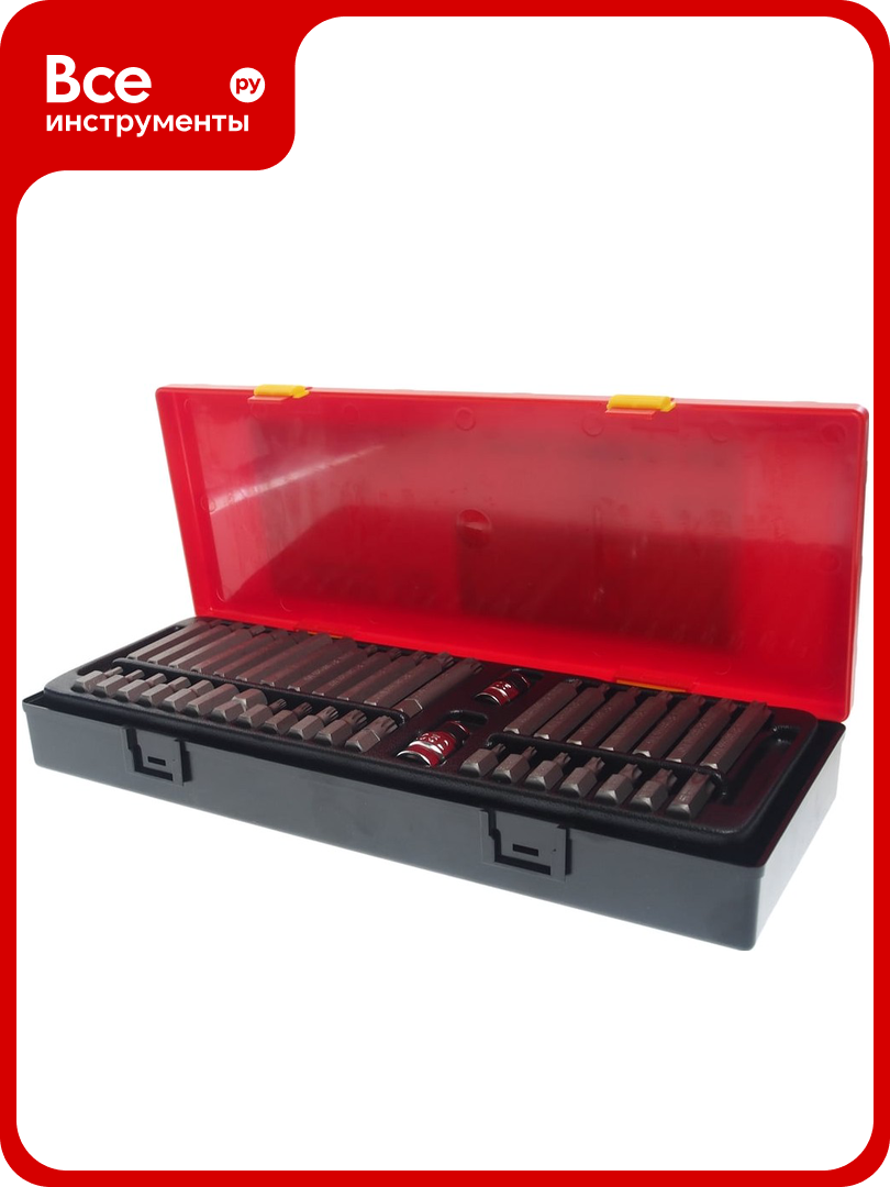 Набор бит TORX/HEX/SPLINE с адаптерами JTC 3/8"