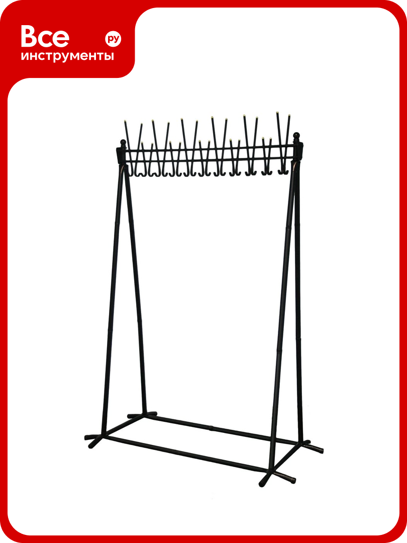 Вешалка, Титан, Титан Мета АЛЛА-22 черный 4607078082387, оцинкованной стали, обустройства гардеробных комнат