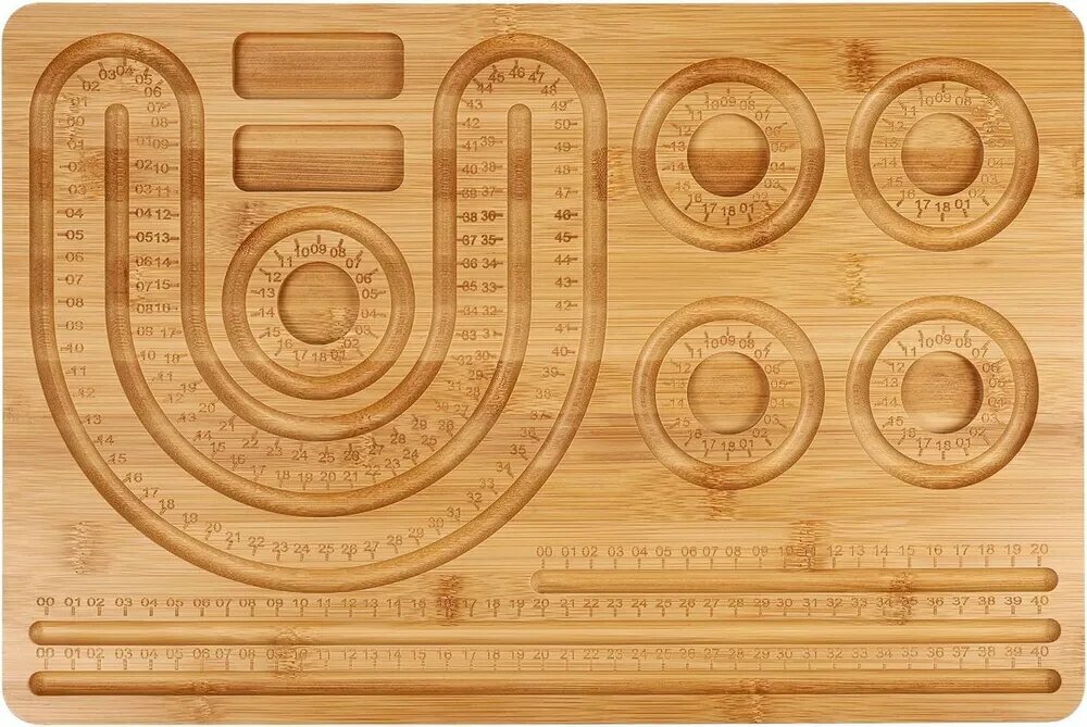 Деревянная доска для изготовления украшений из бисера, поднос для изготовления браслетов и ожерелий