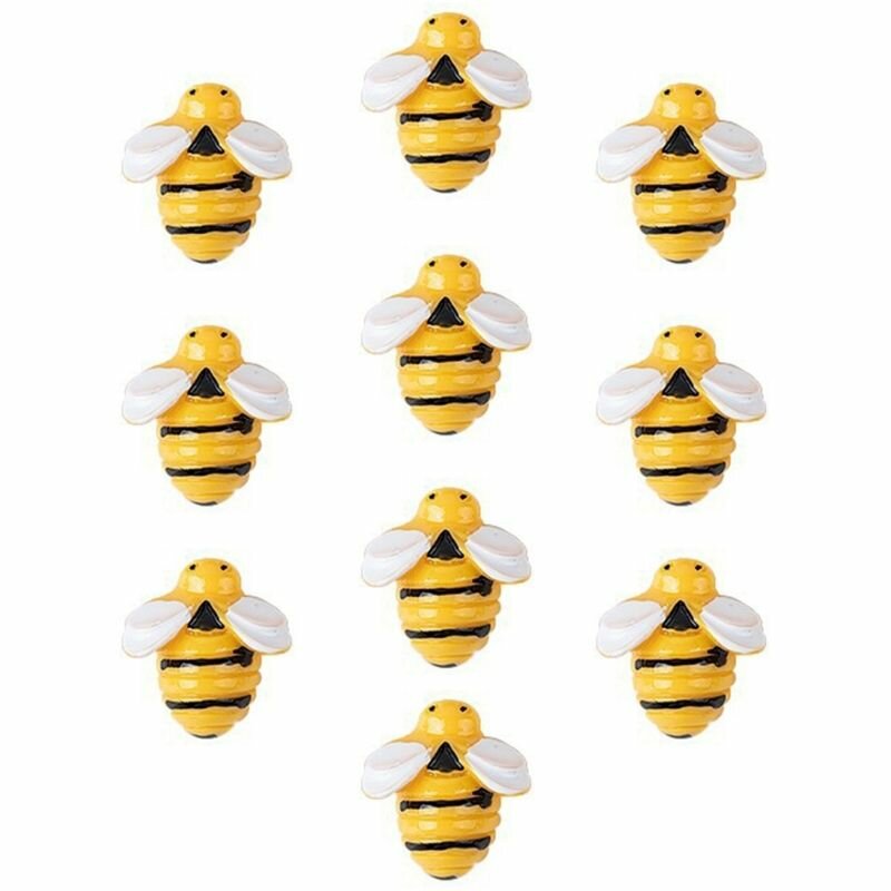 Аппликация "Пчелка" для рукоделия 10 шт
