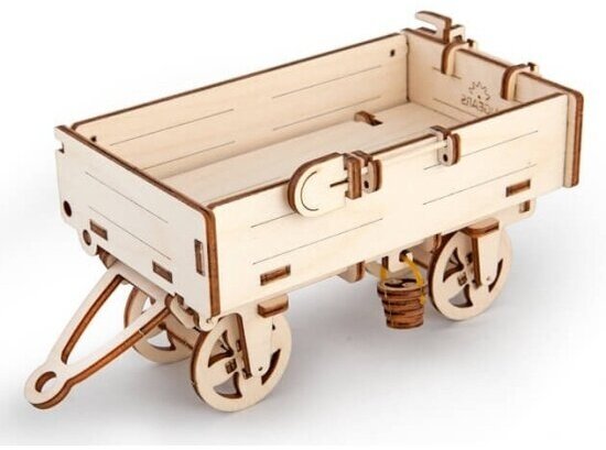 Сборная модель UGEARS Прицеп к трактору