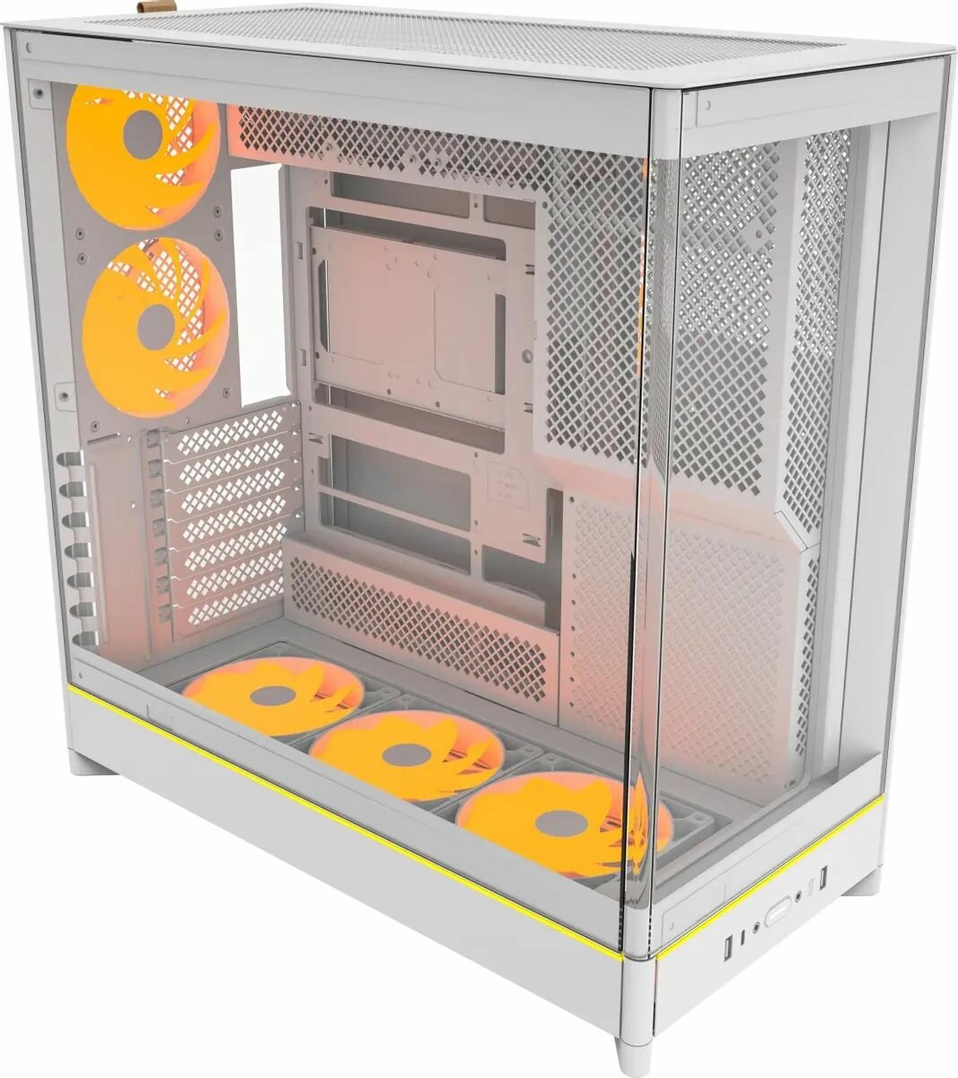 Корпус Montech HS02 PRO белый без БП ATX