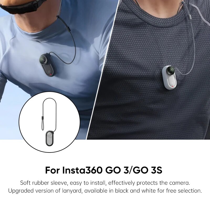 Магнитный кулон для Insta360 GO 3/GO 3S black