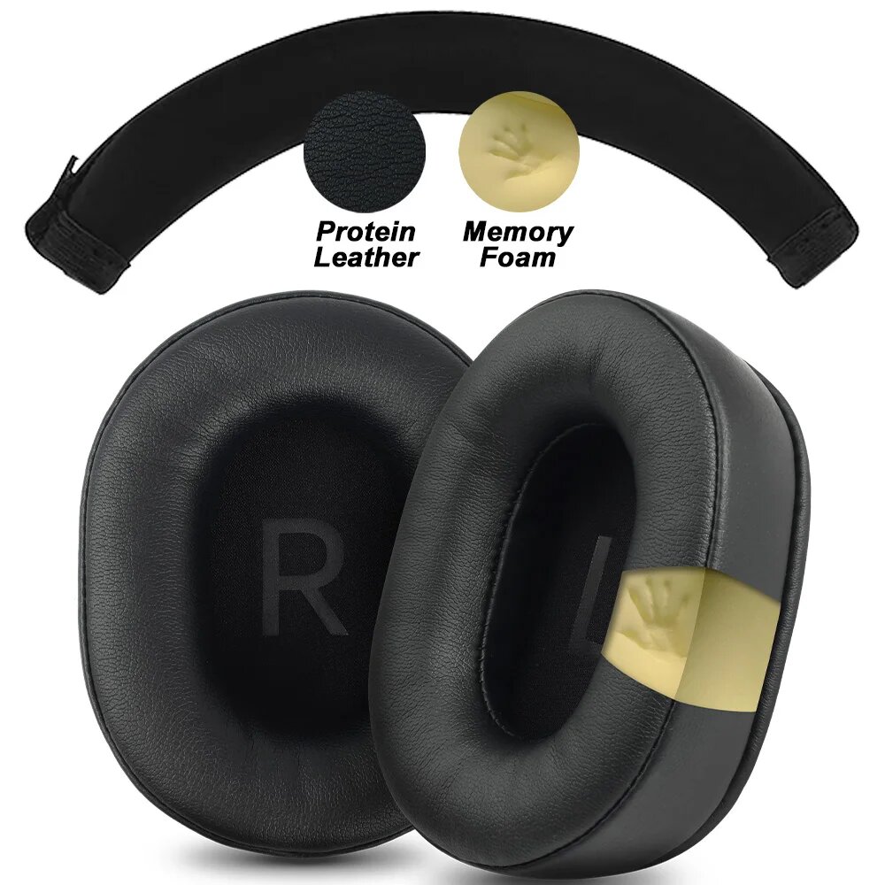 Амбушюры для наушников HyperX Cloud Alpha, II, III, Stinger, Silver, Core, X, S, L(PRO)Black Combo