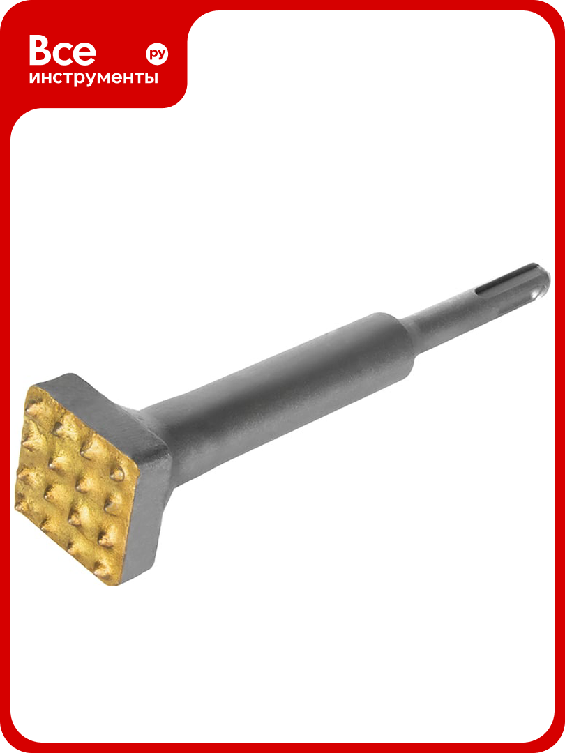 Бучарда твердосплавная Эксперт SDS-plus 35x35x170 мм, 16 зубьев ПРАКТИКА