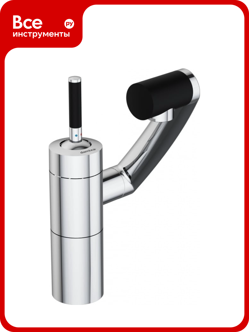 Смеситель для умывальника Damixa, плавное управление