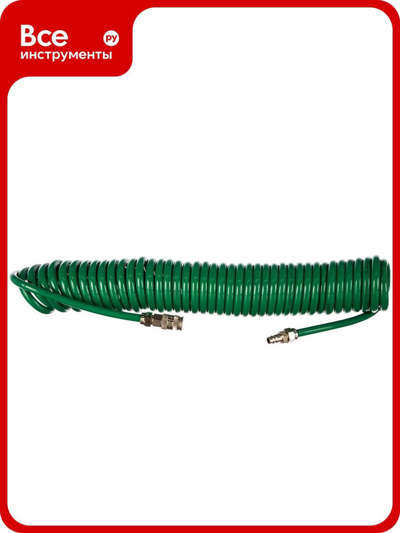 Воздушный шланг с фитингом (8x12 мм; 10 м) Hans 8601-810, полиуретана